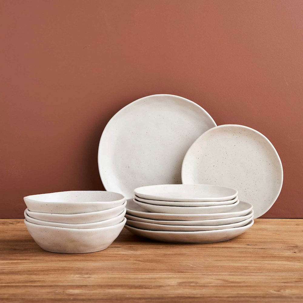 Robert Gordon Dinner Set of 4 - Natural Earth – The Kitchen Bench Cooma