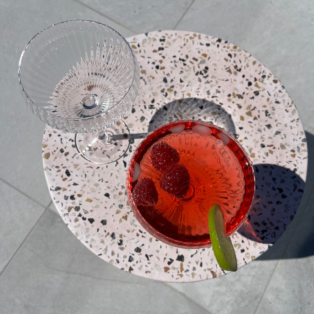 Ribbed Cocktail Flute – The Kitchen Bench Cooma