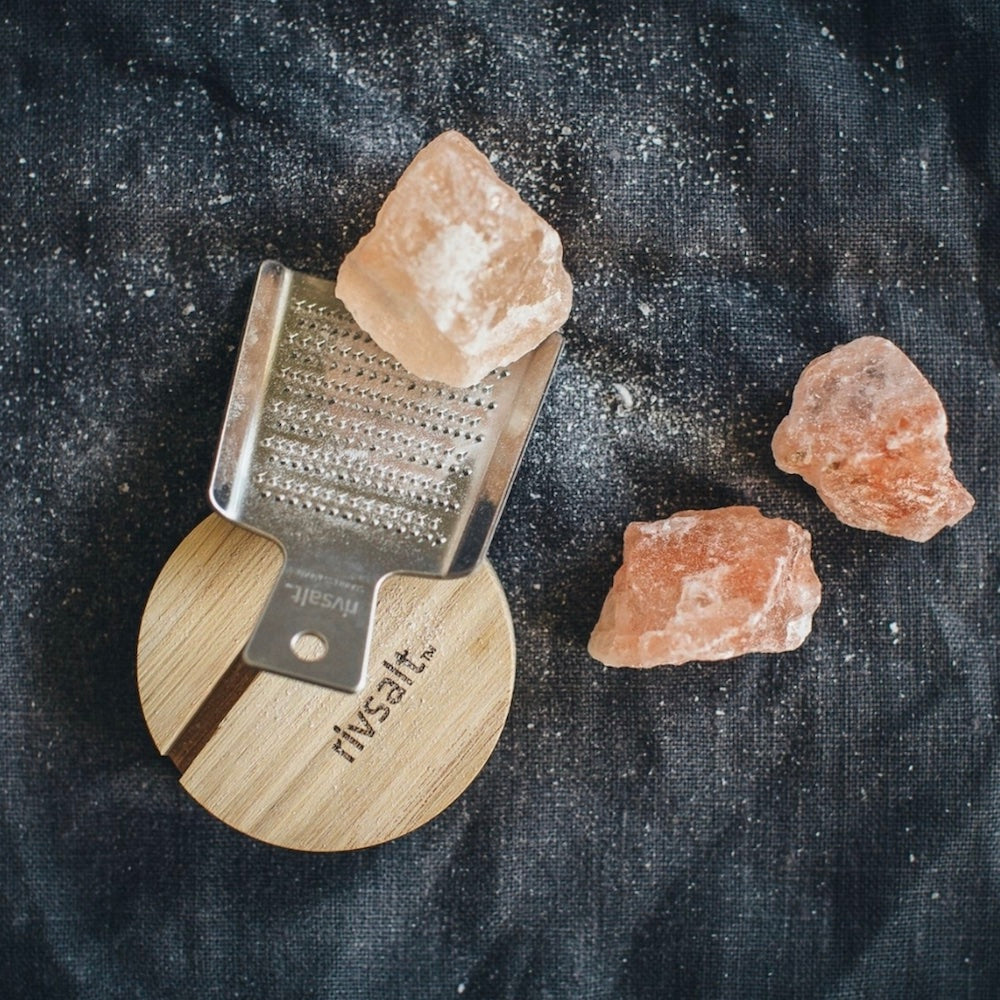 RivSalt Original - Rock Salt, Grater and stand – The Kitchen Bench Cooma